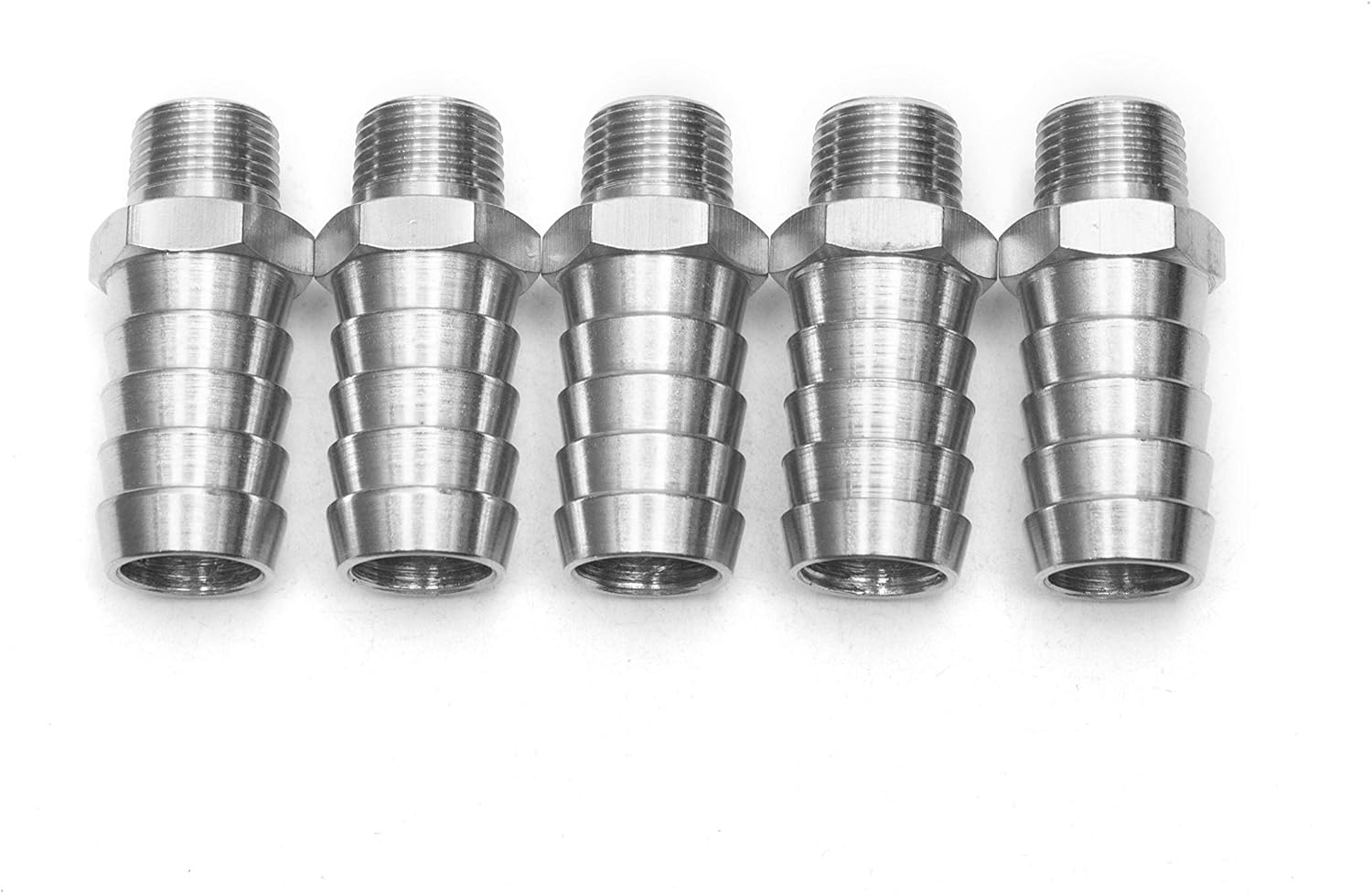 Beduan Stainless Steel Elbow Barb Hose 5 8 Hose ID X 1 2 NPT Female