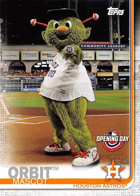 Amazon.com: 2019 Topps Opening Day Mascots Baseball #M-6 Orbit Houston ...