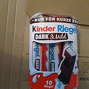 Kinder Riegel Dark & Mild 10er Multipack, 1er Pack (1 x 210g Multipack ...