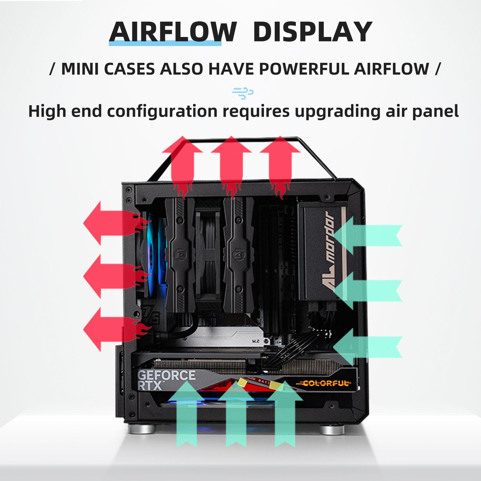 Mechanic Master Cool Cube Series C24 Mini-ITX Case/Alumium/Steel/GPU ...