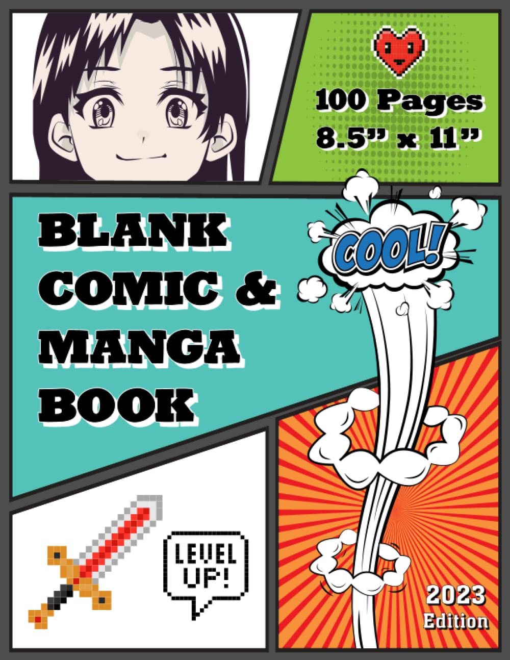 Mua Draw your own Comic & Manga Book: 100 Pages 8.5" x 11", large ...