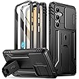 Amazon.com: Poetic Revolution Case for Galaxy S24 FE 5G 2024, [Slide Camera Cover], Built-in ...