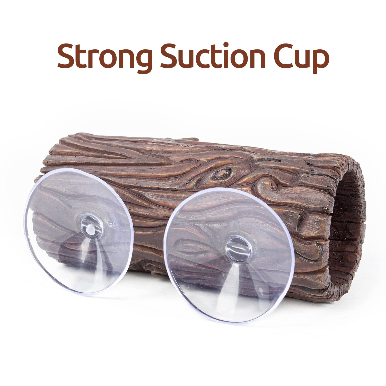 Mua REPTIZOO Reptile Hide Cave Resin Hollow Tree Trunk Hideout Hermit ...
