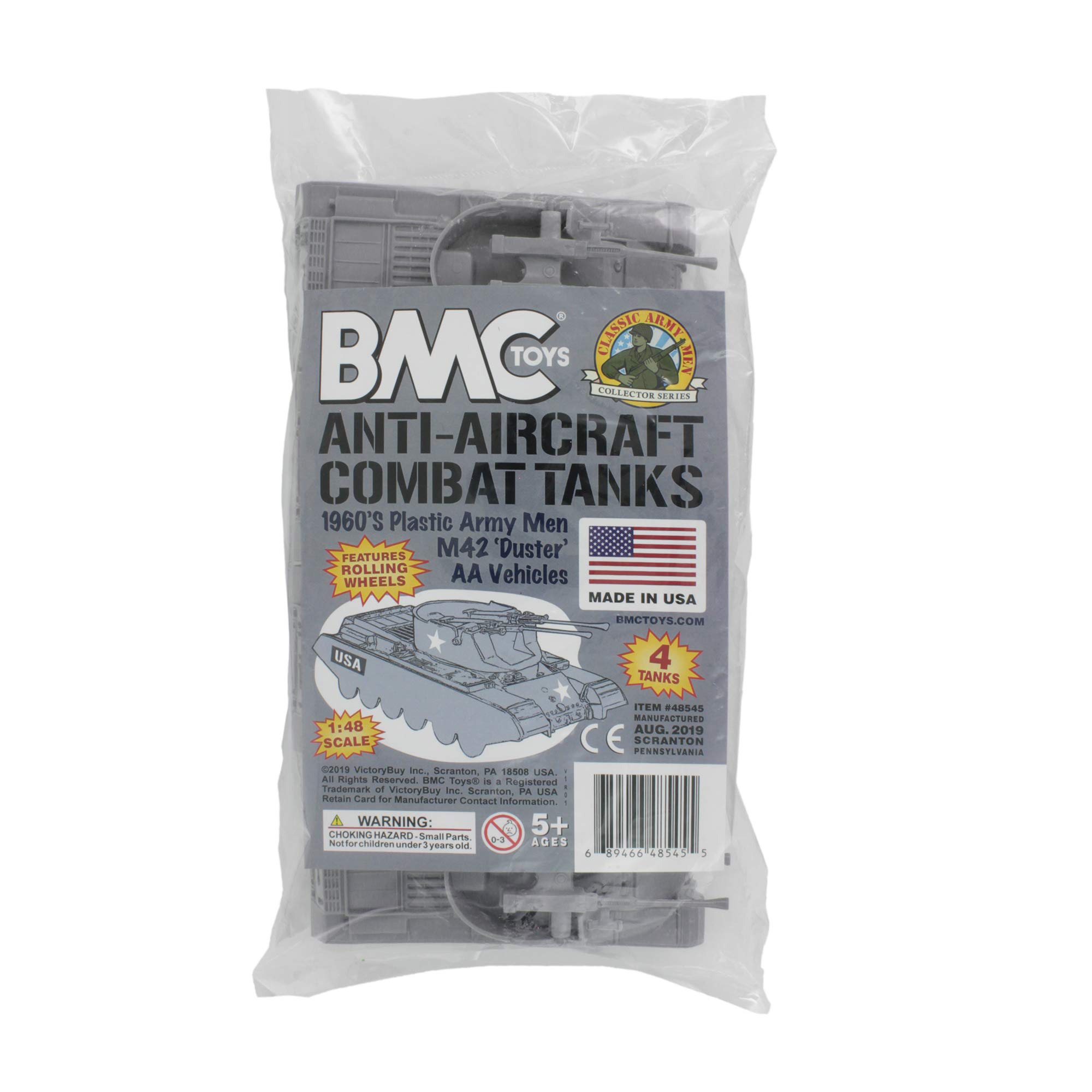 Mua BMC Classic Payton Anti-Aircraft Tanks - 4pc Gray Plastic Army Men ...