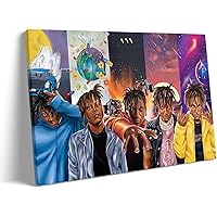 Amazon.com: Juice WRLD Canvas Wall Art Decor - 8X10 inch Collage of ...