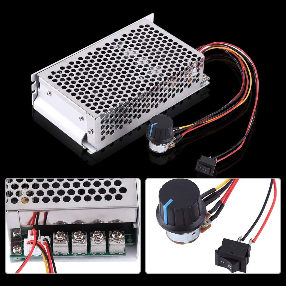 Motor Speed Controller, 10-50V 100A 5000W DC PWM Control Switch Governor, High Power Motor Speed ...