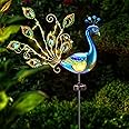 Amazon.com : Peacock Solar Light-Yard Decorations Outdoor-Solar Garden ...