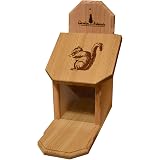 Amazon.com: Squirrel Feeder Garden Artworks Squirrel Nut Box with Corn ...