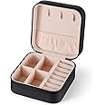 Amazon.com: Small Travel Jewelry Case, To Go Portable Jewelry Box ...