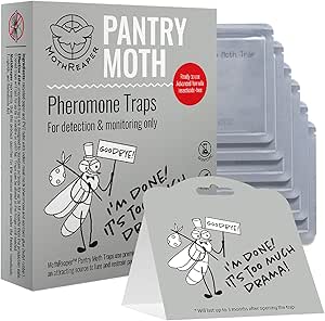 Amazon.com: Pantry Moth Traps 6 Pack with Premium Pheromone Lure ...