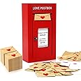 Amazon.com: JULEASEL Romantic Love Postbox with 50 Mini Love Notes and ...