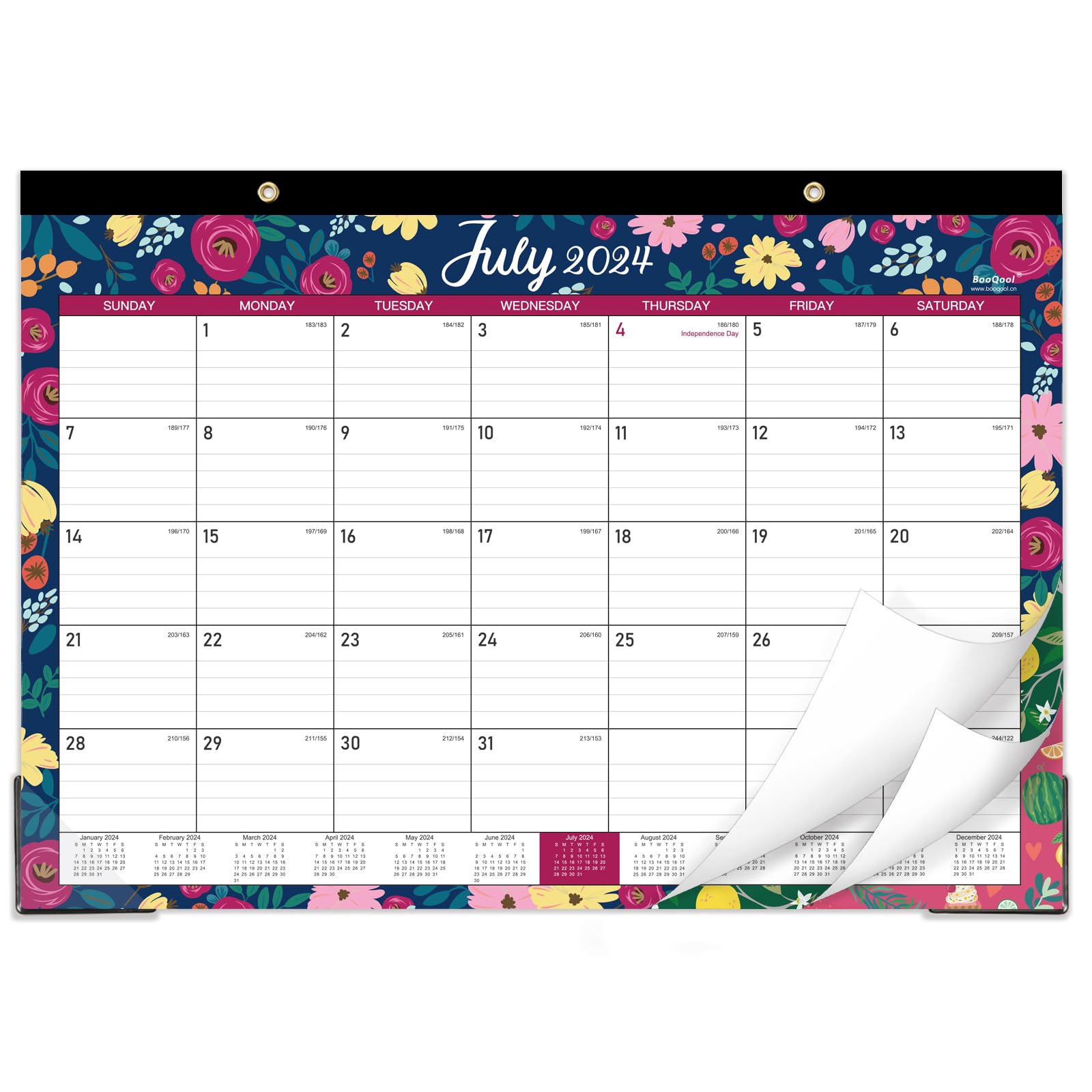 Mua 2024-2025 Desk Calendar - 18 Monthly Large Desk/Wall Calendar 2024 ...