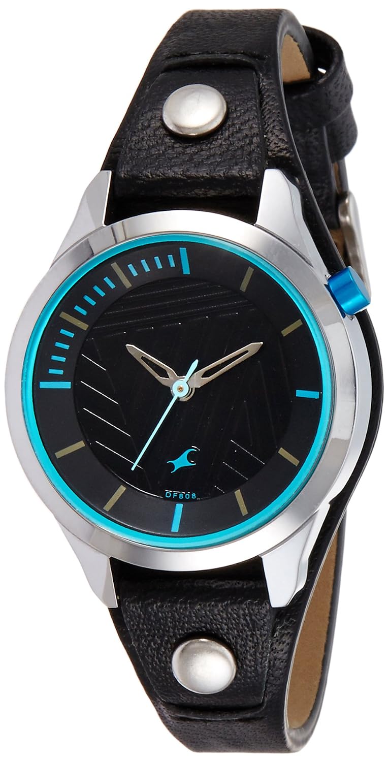 Buy Fastrack Analog Black Dial Women's Watch-NK6156SL01 Online at Low ...