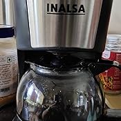 Buy Inalsa Frappe 5 Cup (0.6L) 650-Watt Coffee Maker with Anti Drip ...