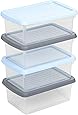 Wham® Box 4-Piece Storage Boxes Set Polypropylene 27.5 x 18 x 23 cm ...