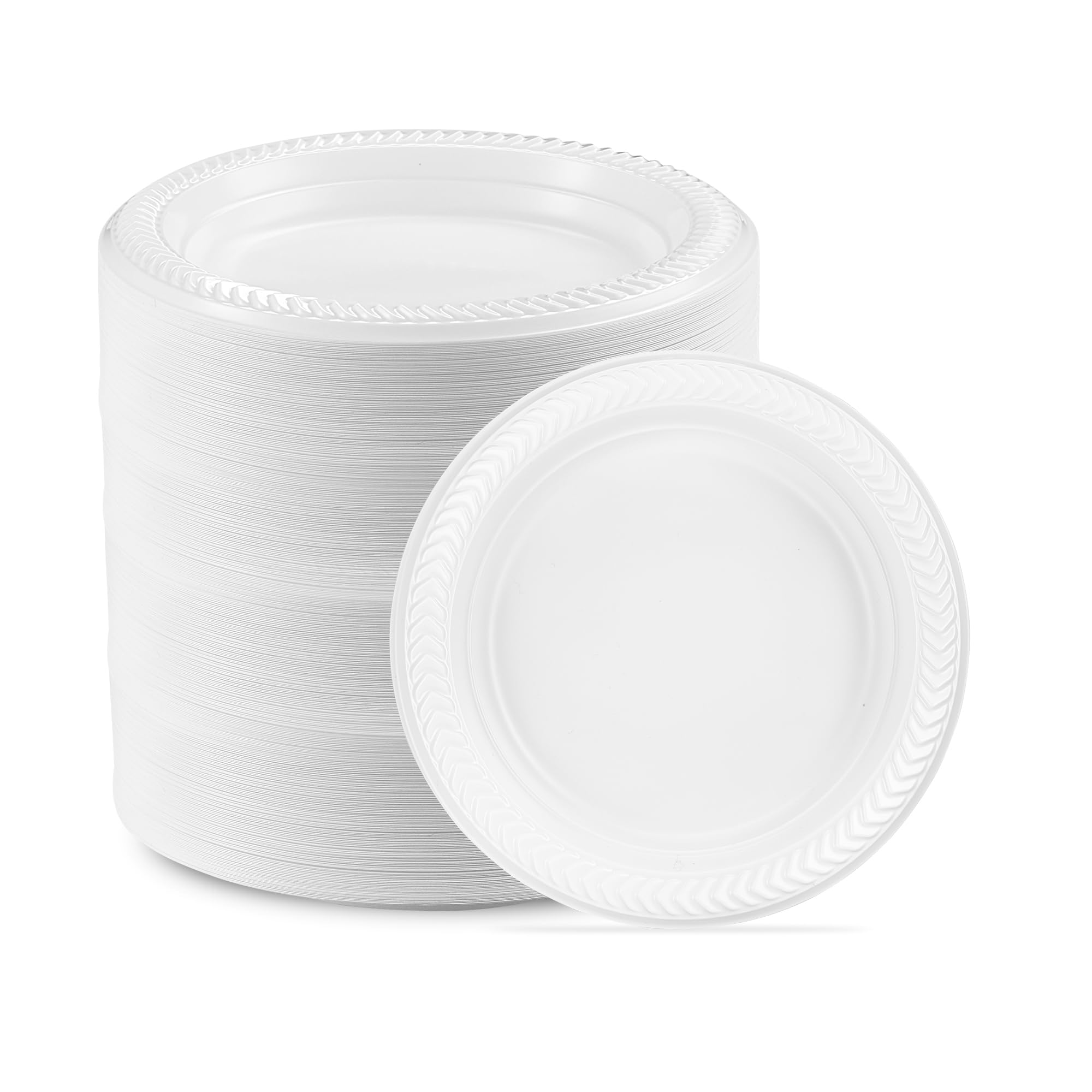 PLASTICPRO 800 PCS White Plastic Bowls 5 oz Premium Quality Light ...