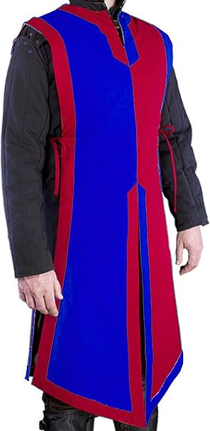 Amazon.com: SUNLEXA Adult Medieval Basic Tabard LARP Viking Tunic ...