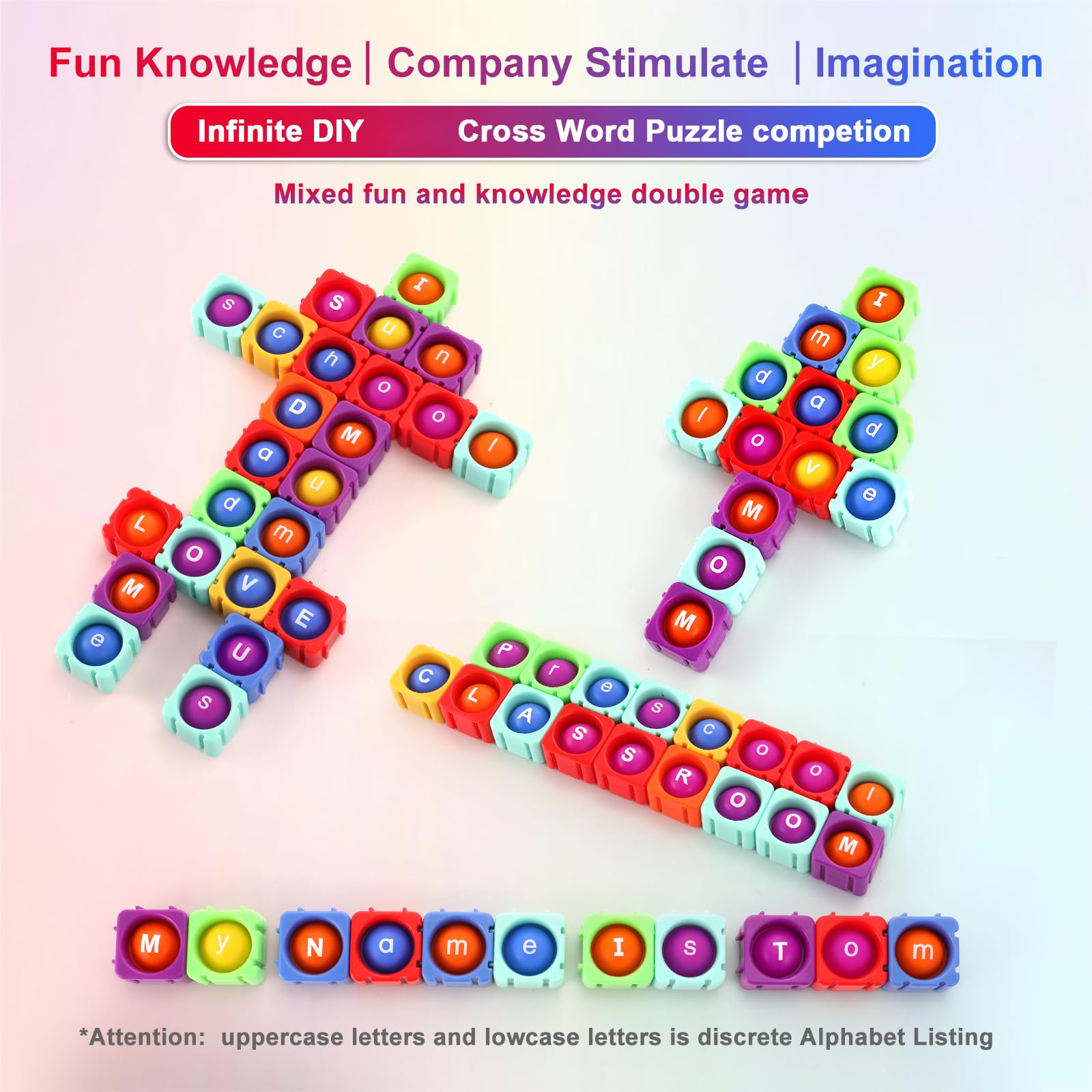 Mua NowFuture Alphabet Pop Fidget-Blocks,Upper&Lowercase Match Game ...
