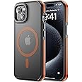 Amazon.com: Tigowos for iPhone 15 Phone Case Fits MagSafe 10FT Drop Resistant Matte Skin Feeling ...