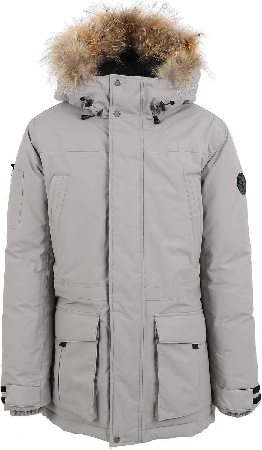 ICEWEAR Hallur Men's Down Parka for Iceland grey L: Amazon.co.uk: Clothing