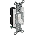 Leviton 15 Amp, 120 Volt, Toggle Lighted Handle, Illuminated Off Single ...