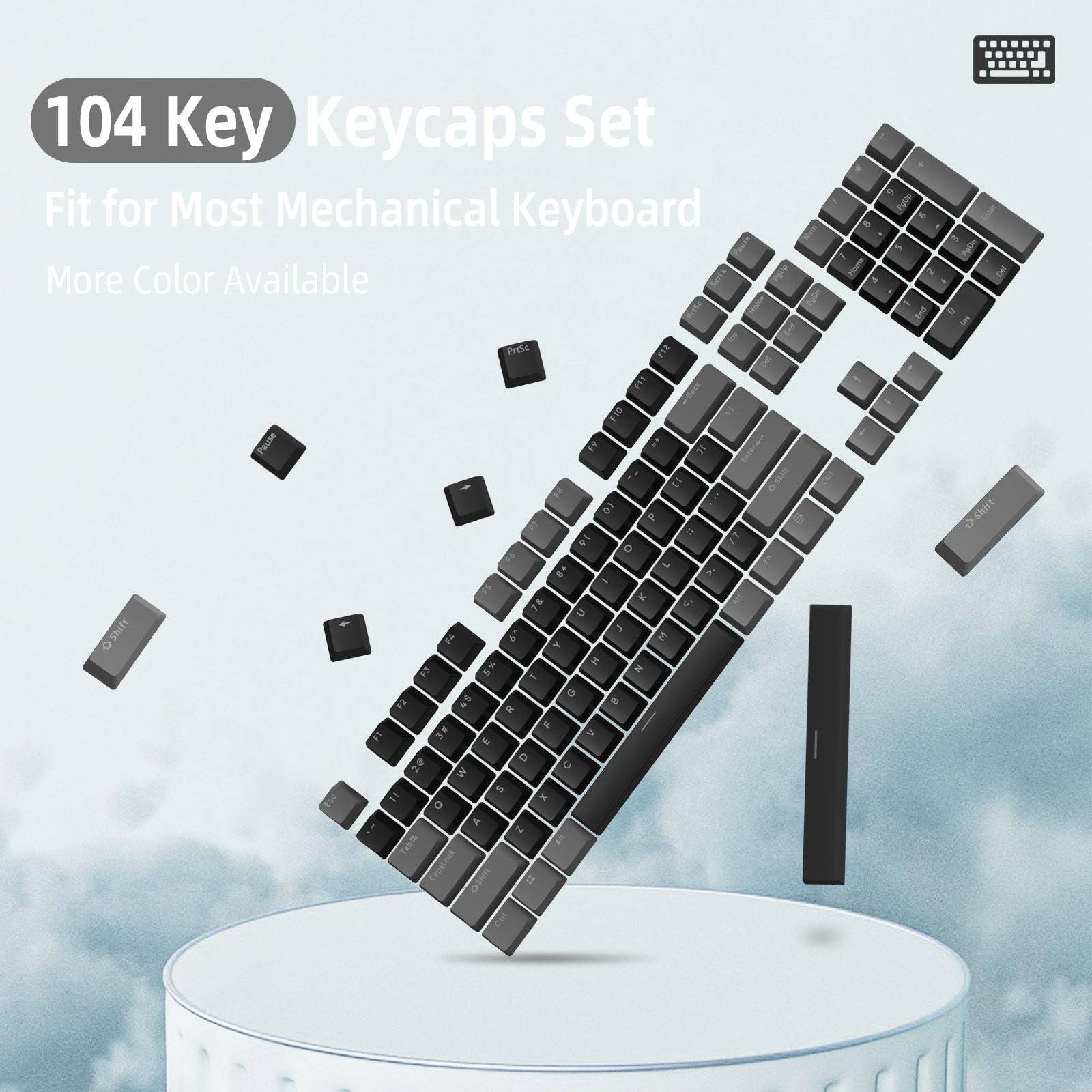 Mua 104 Key Custom PBT Keycap Set Double Shot OEM Profile for 61/68/87 ...