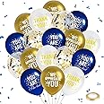 Amazon.com: Thank You Balloons We Appreciate You Decorations Blue and ...