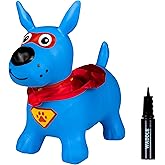 Amazon.com: 2 Pack Bouncy Hopper Bouncy Unicorn Horse Inflatable Ride ...