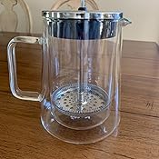 Amazon.com: KF1010 French Press Coffee Maker by Kaffe. Double-Wall ...
