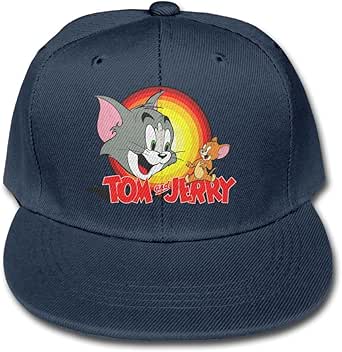 Navy Tom And Jerry Kids Adjustable Snapback Trucker Hat: Amazon.ca ...