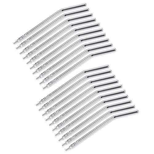 Annhua Air Water Syringe Tips Dental Metal 3 Way Syringe Nozzles 20 PCS ...
