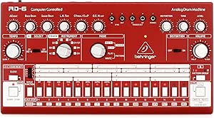 Amazon.com: Behringer RD-6 Analog Drum Machine - Red : Musical Instruments