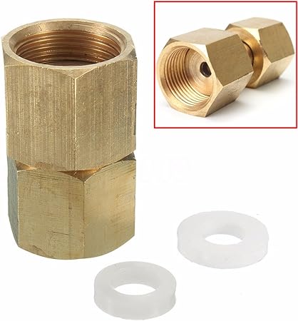 1pc Brass Adaptor CGA-320 to CGA-580 CO2 Cylinder to Argon Nitrogen ...