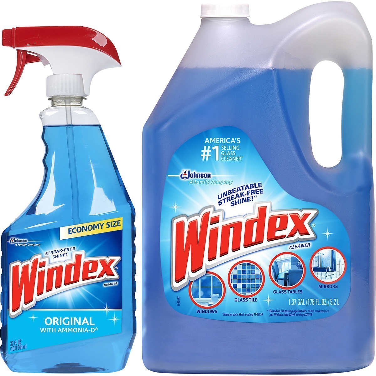 Mua Windex Original Glass Cleaner Set: 5L refill +950 ml Trigger Spray ...
