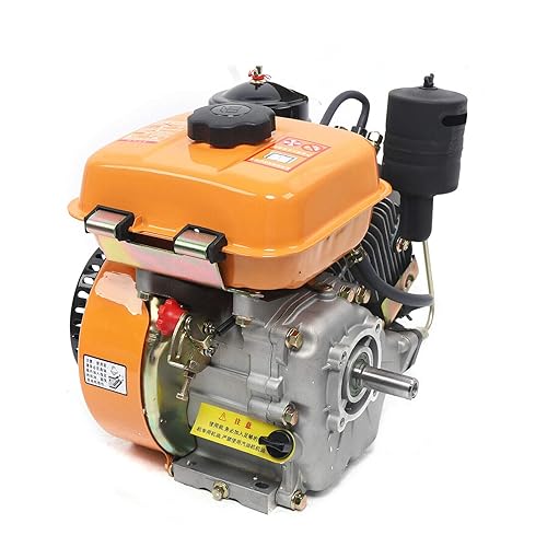 Diesel Engine, 196CC 4 Stroke Single Cylinder Air Cooling Diesel Engine ...
