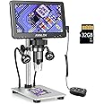 Amazon.com: ANNLOV 7" LCD Digital Microscope with 32GB TF Card 1200X ...