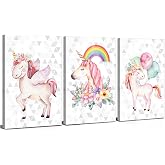 Amazon.com: Barri Design Unicorn Posters Rainbow Unicorn Art Print ...