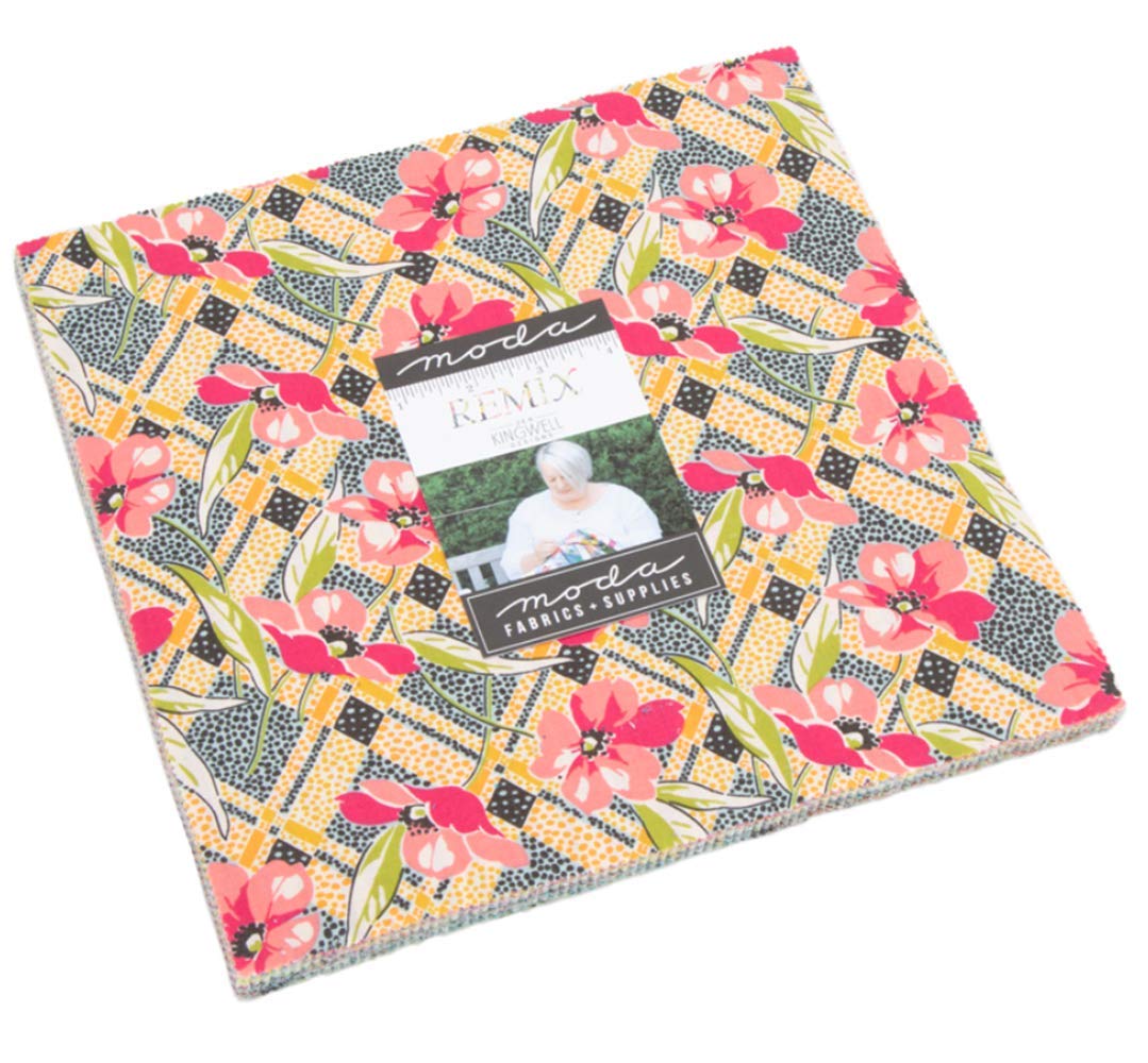 Sewing Remix Layer Cake 42-10 Precut Fabric Quilt Squares by Jen ...