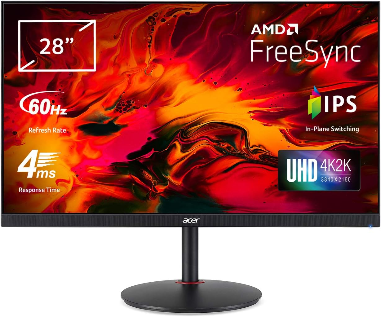 Acer Nitro XV280Kbmiiprx 28 inch UHD Gaming Monitor (IPS Panel ...