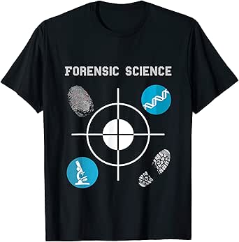 Amazon.com: Forensic Science T-Shirt Crime Scene Evidence Tee: Clothing