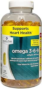 Amazon.com: Member's Mark Omega 3, 6, 9 Dietary Supplement 1600 Mg ...
