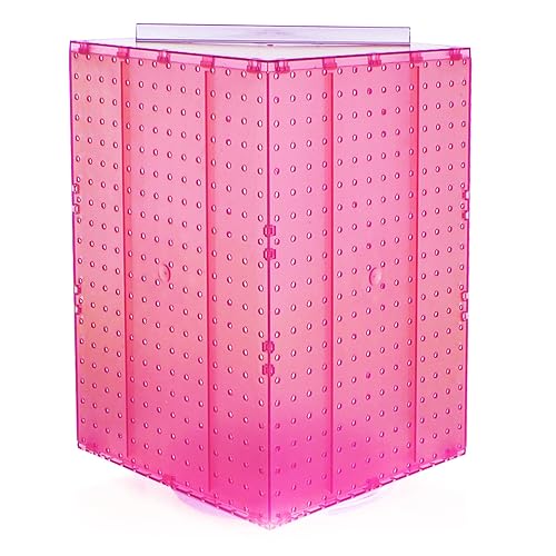 Azar Displays 701414-PNK Rotating Display Stand - 4-Sided Display Racks ...