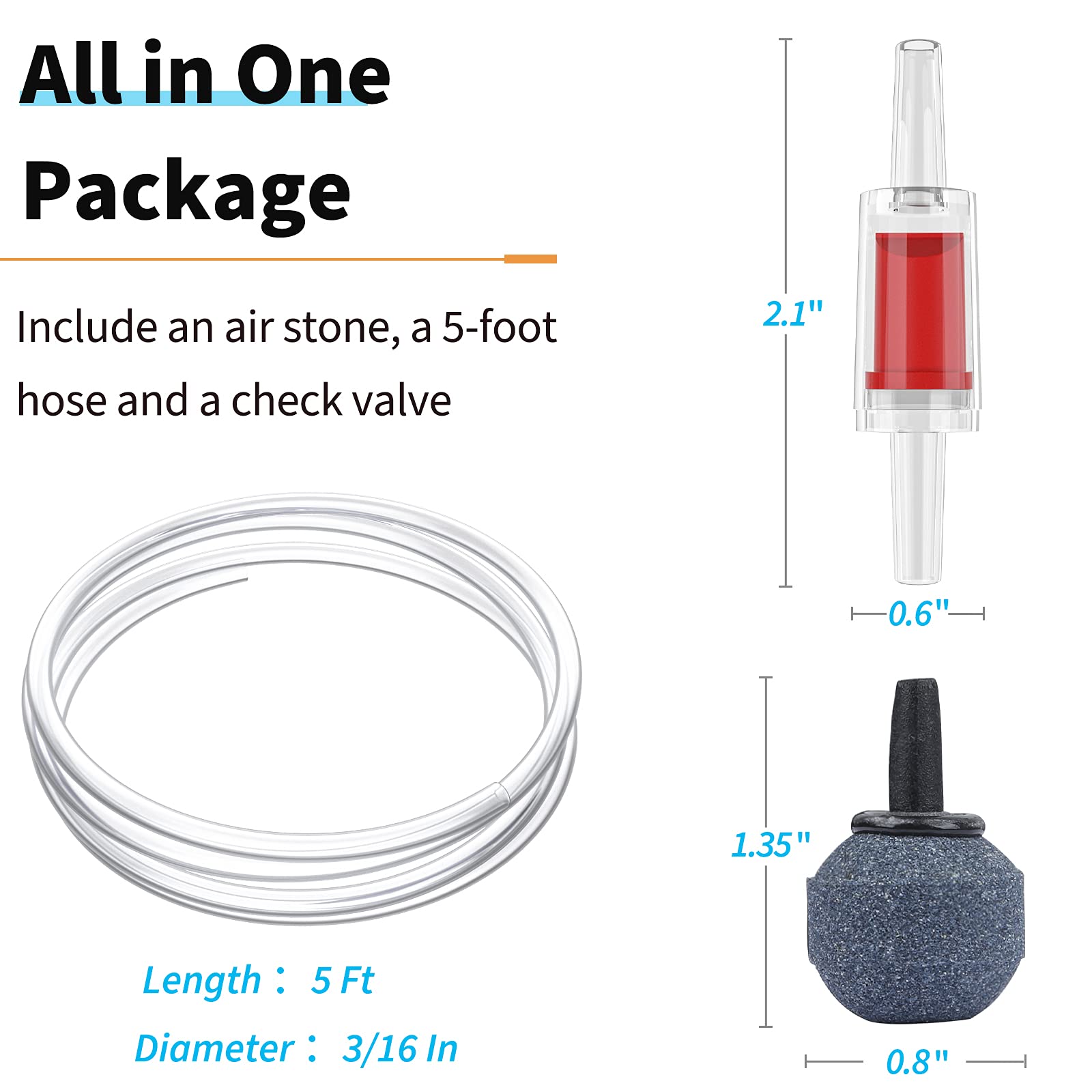 Mua Pawfly Aquarium 15-40 GPH Compact Air Pump Quiet Oxygen Aerator ...