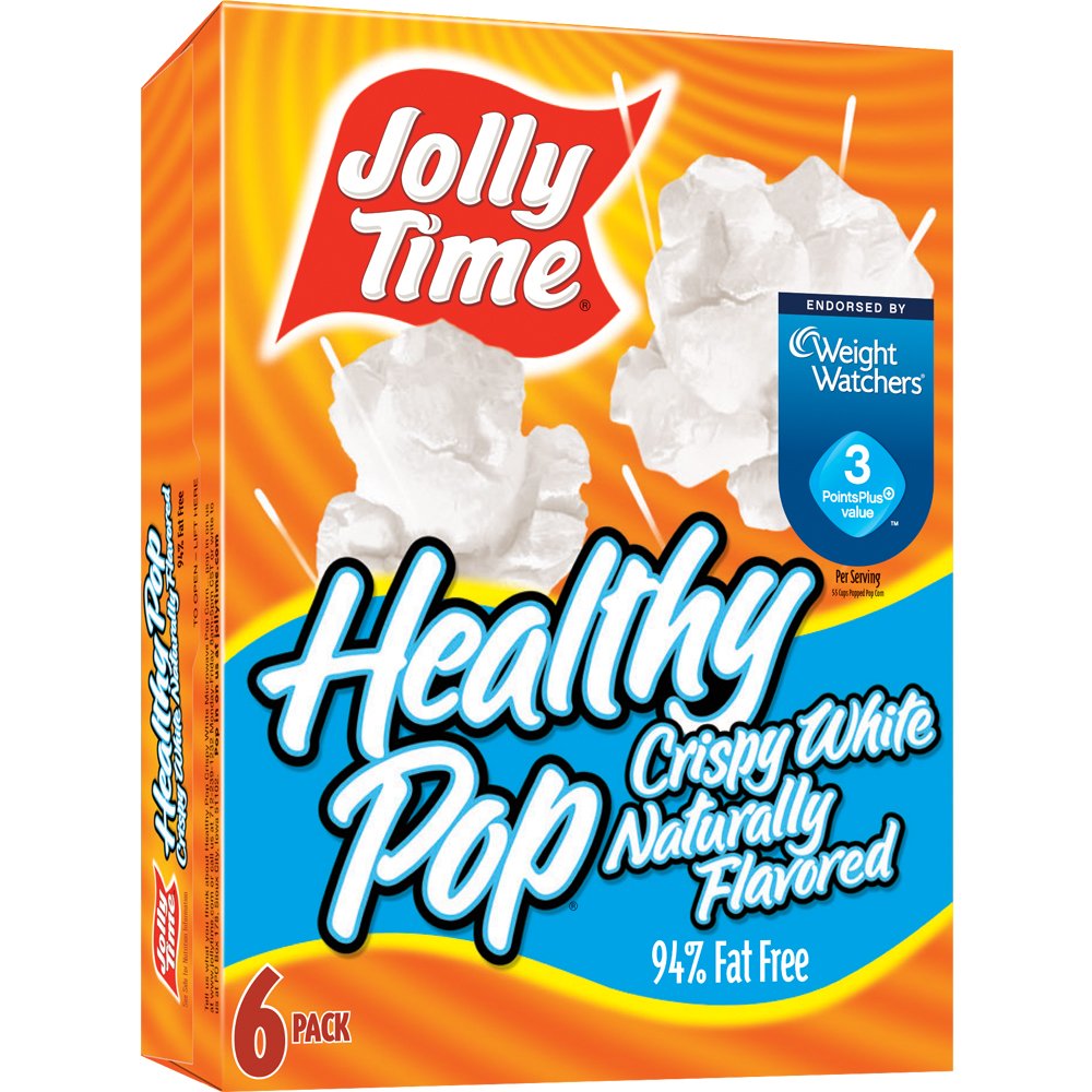 Amazon.com: Jolly Time Healthy Pop Microwave Pop Corn, Crispy White, 18 ...