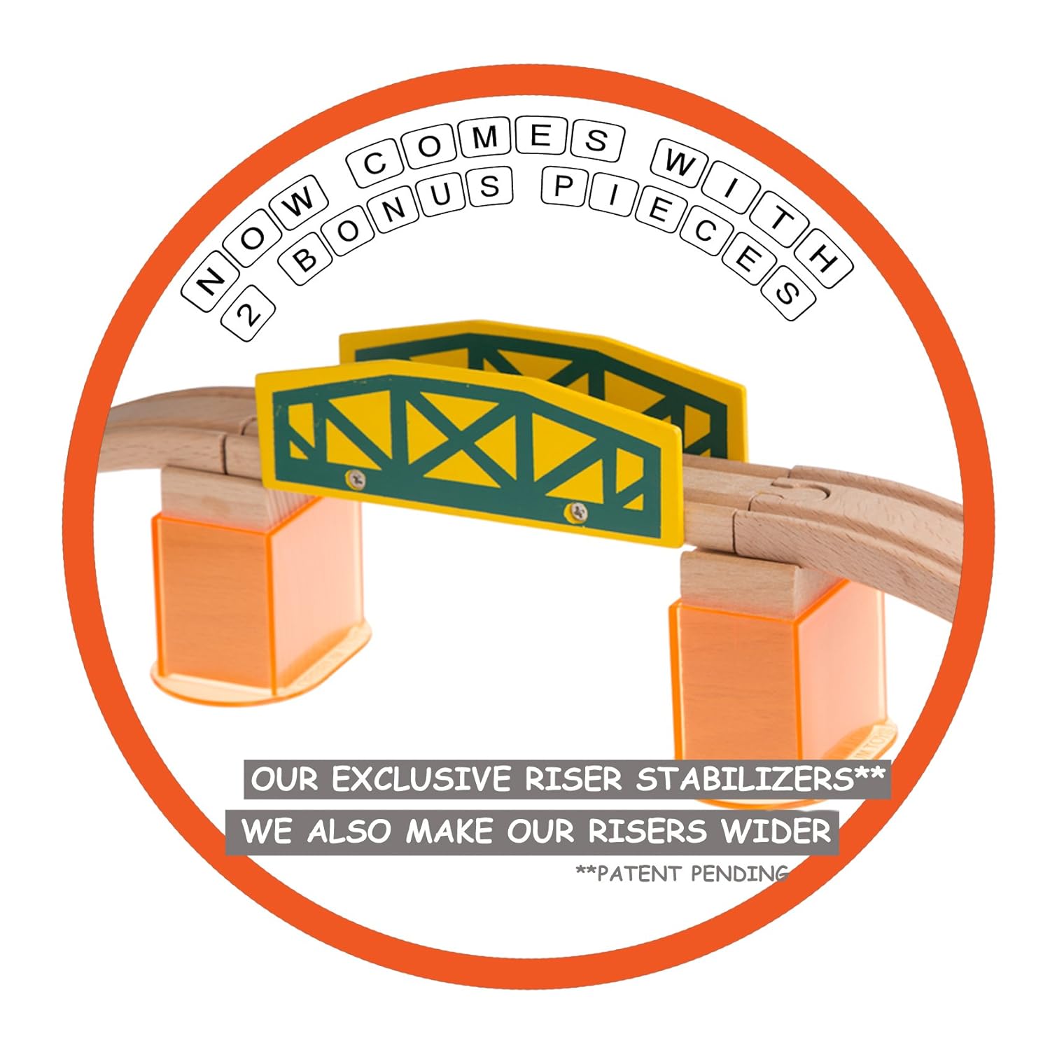 Play Trains & Railway Sets 100-Piece Orbrium Toys Triple-Loop Wooden ...