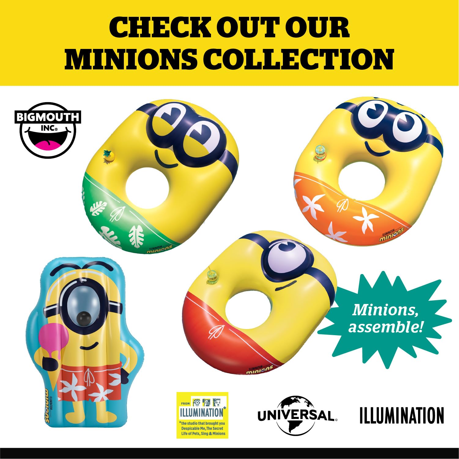 Mua BigMouth Giant Minions Outdoor Sprinkler, Despicable Me 4 Backyard ...