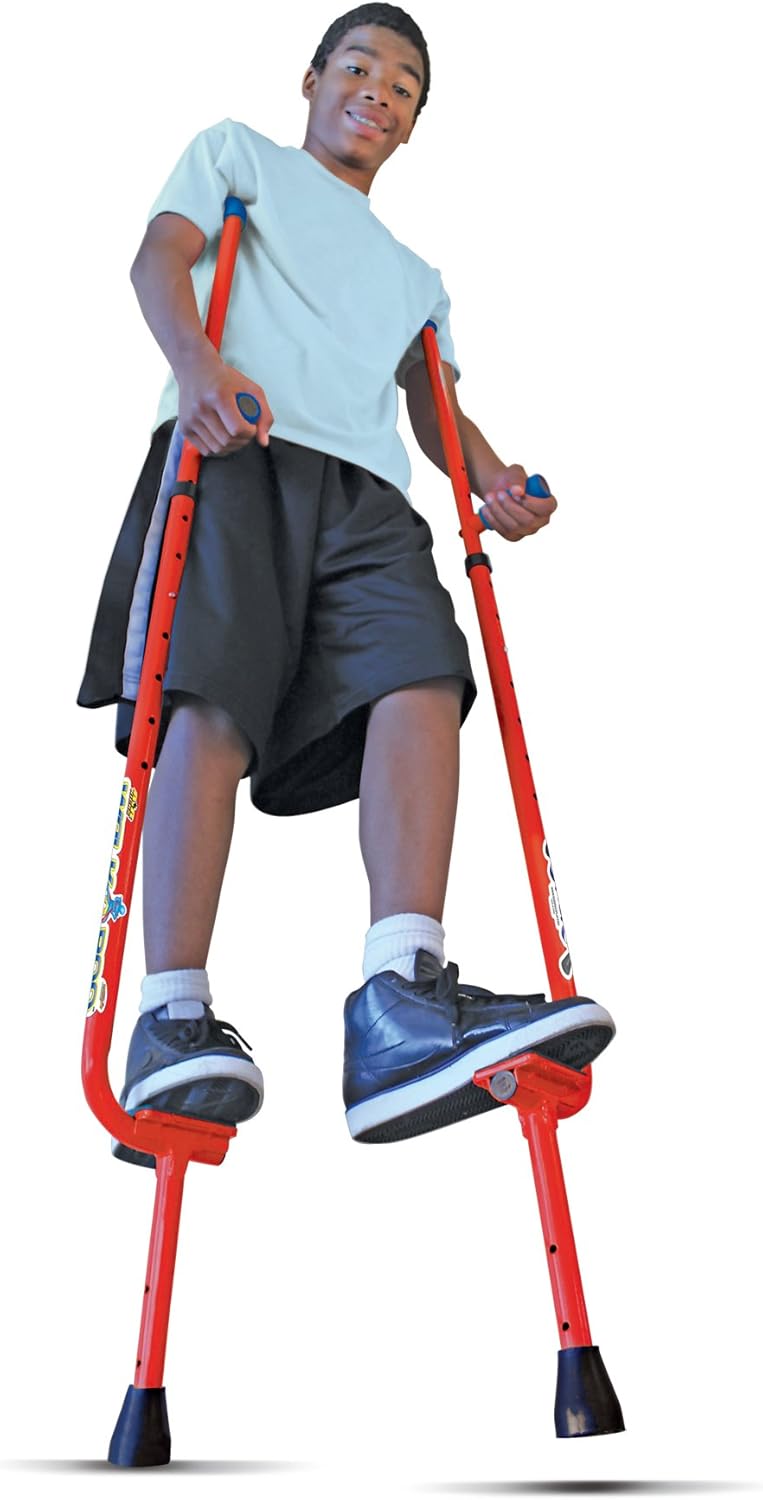 Geospace Original Walkaroo Steel Stilts by Air Kicks with Ergonomic ...