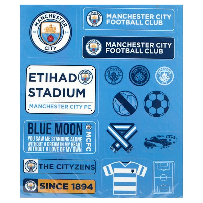 Manchester City F.C. Sticker Set SS: Amazon.in