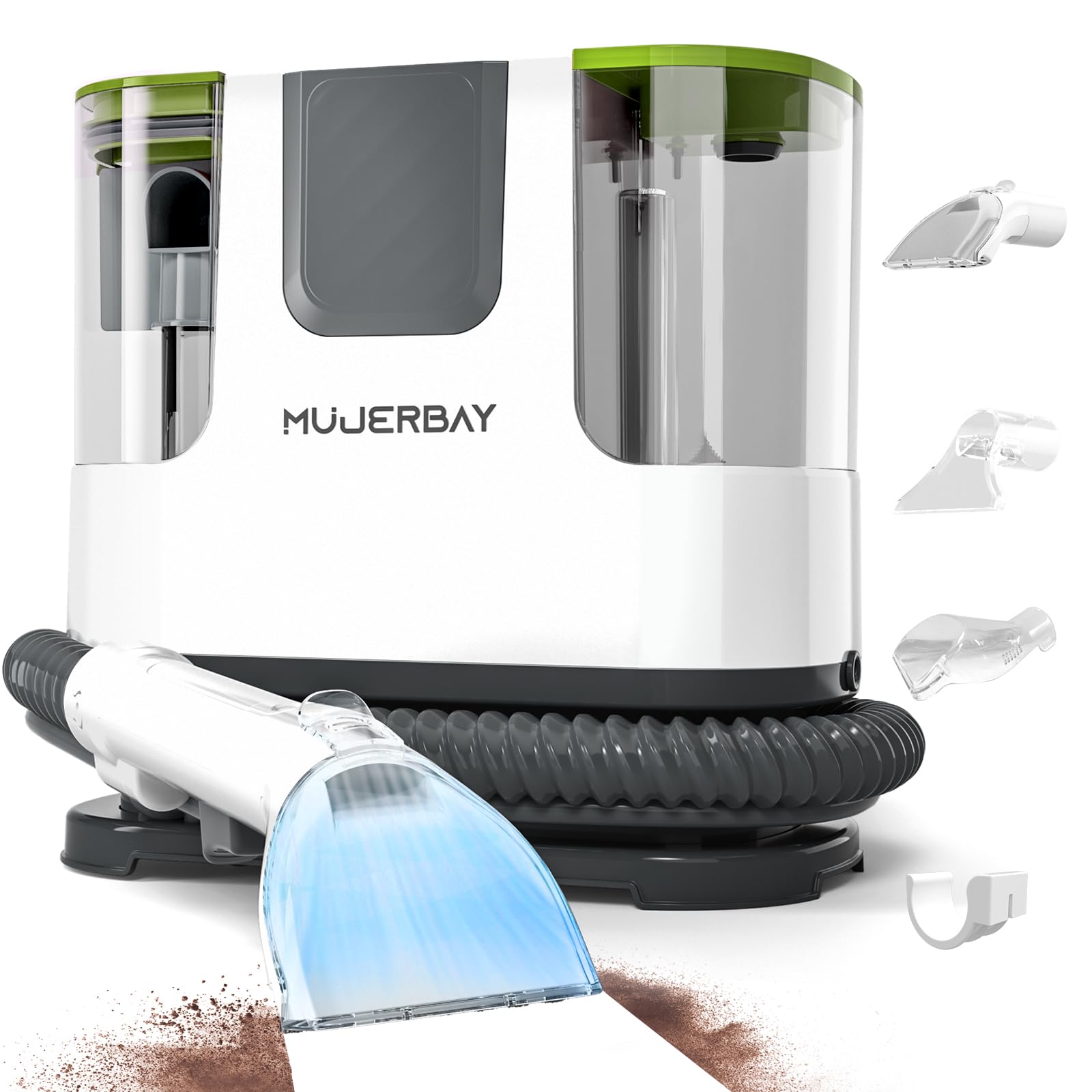 Upholstery Carpet Cleaner MUJERBAY 12Kpa Portable Spot And Stain Upholstery Carpet Cleaner MUJERBAY 12Kpa Portable Spot And Stain
