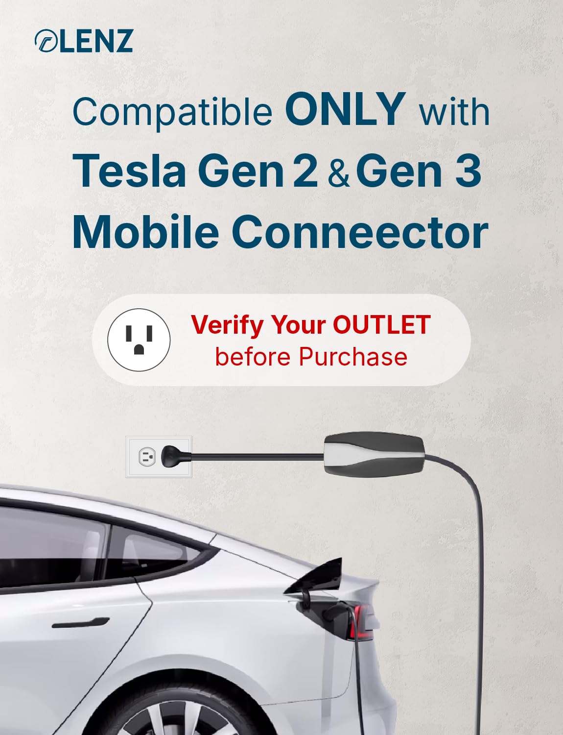 Mua LENZ NEMA 5-15 Adapter: Compatible ONLY with Tesla Mobile Charger ...